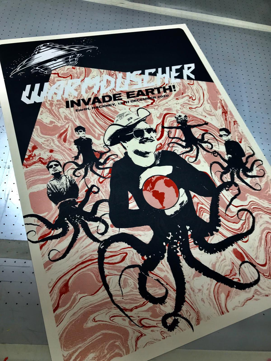 Warmduscher Socially Distanced Invasion of EartH, 2020 Posters ...